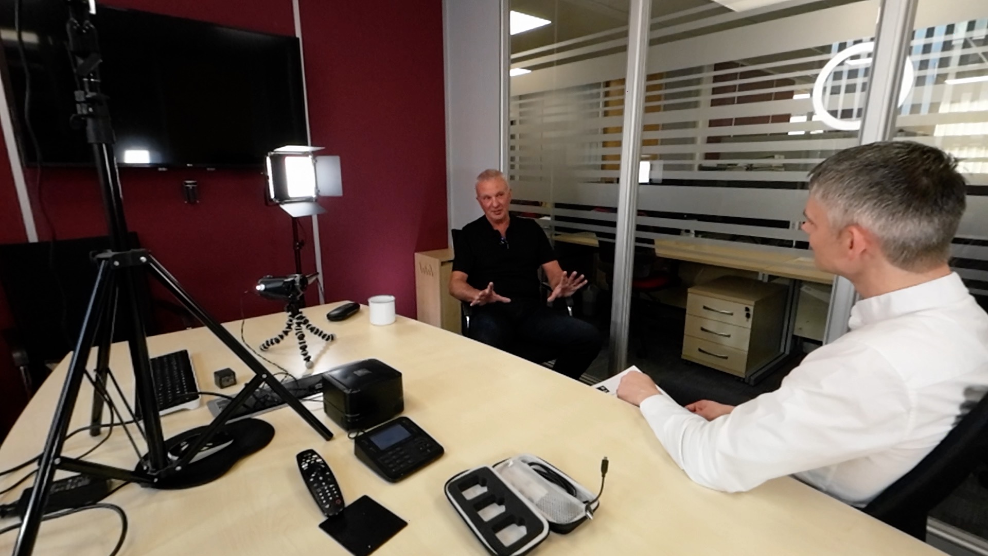 Ken Amott and Martyn Cashmore Pioneering Vision in 1993 | Caice